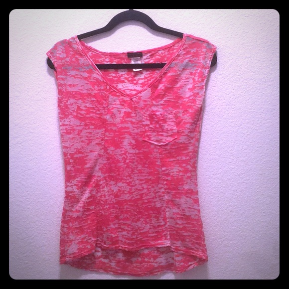 Candy Rain | Tops | Sleeveless Bright Neon Pink Top | Poshmark